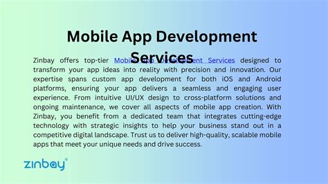 Mobile App Development Services Pptx Pptx