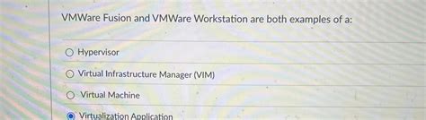 Solved Vmware Fusion And Vmware Workstation Are Both