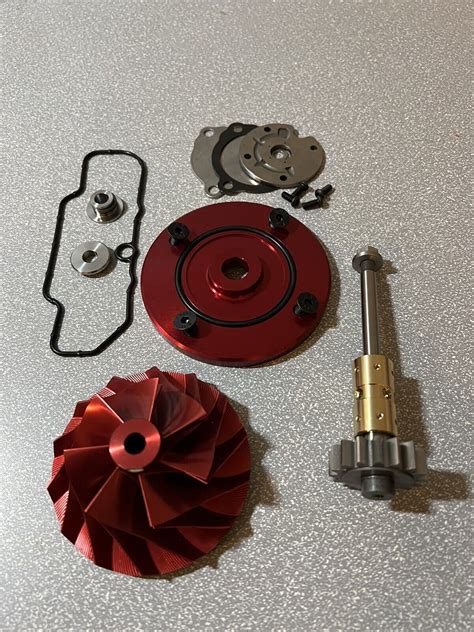 Upgraded Yamaha Sho Supercharger Rebuild Kit And 10 Lbs Boost Wheel