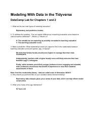Modeling With Data In The Tidyverse Pdf Modeling With Data In The
