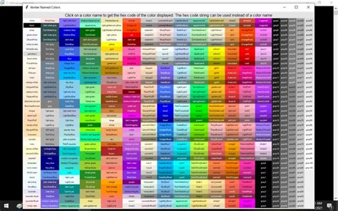Python Program To All Color With Hexacode Using Python Tkinter Kashipara