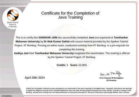 Java Iitbombay Skilldevelopment Continuouslearning Sanskar Jain