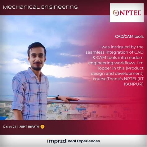 Arpit Tripathi On Linkedin Im Expert In Cad And Cam Tools In The Modern