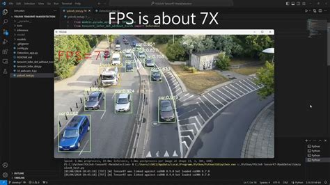 yolov8 with tensorrt test on video youtube