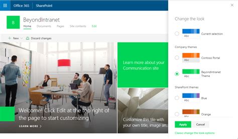 How To Get Custom Sharepoint Themes For Your Modern Sharepoint Site