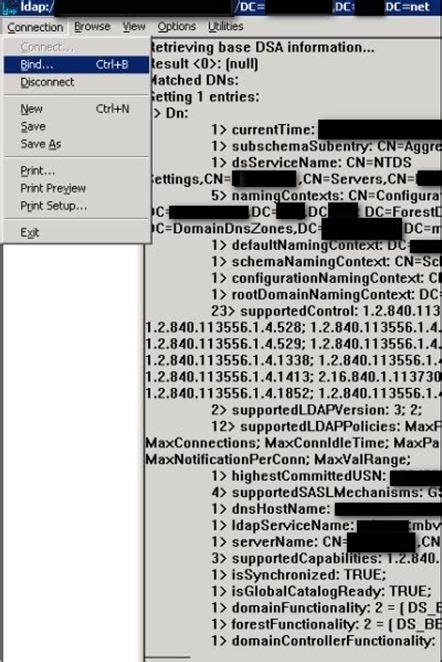 Using Ldp Exe To Search For Data In The Active Directory Experts Exchange