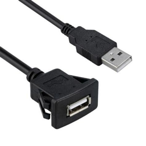 1x 1m Usb2 0 автомобильный приборной панели аудио удлинительный кабель Yoetaun арт