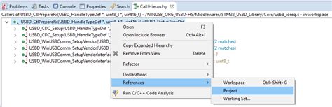 regex filter eclipse s open call hierarchy to just my company