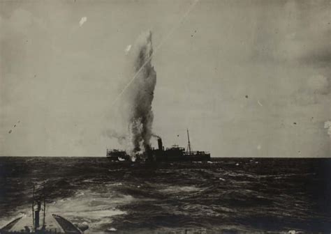 The Moment Of Impact Of The Torpedo In The Sinking Of The Rms Falaba 38