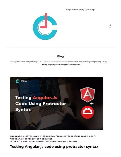 Ppt Testing Angularjs Code Using Protractor Syntax Powerpoint