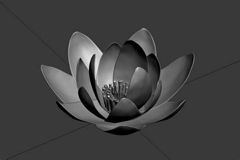 stl file lotus 3d print model 🪷 ・model to download and 3d print・cults