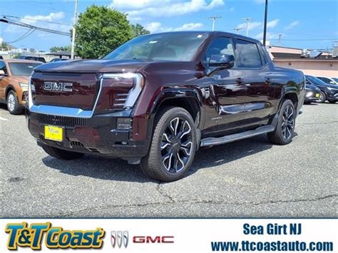 New 2025 Gmc Sierra Ev Max Range Denali Crew Cab In Sea Girt G35181 Tandt Coast Buick Gmc