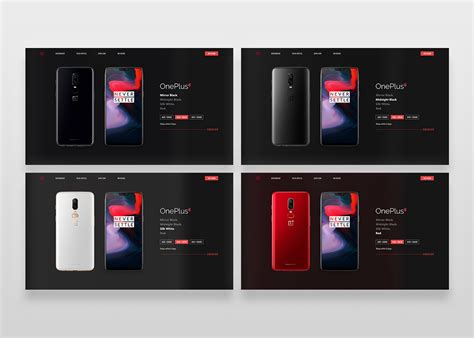 Oneplus Landing Page Ui Concept On Behance