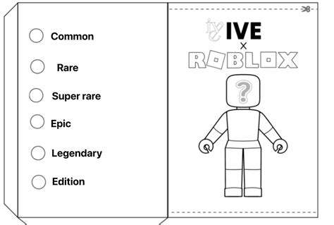Roblox Blind Bag Template