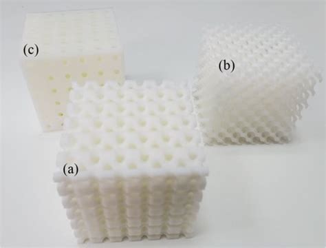Periodic Tpms Lattice Structure Samples A W B Iw And C P Download
