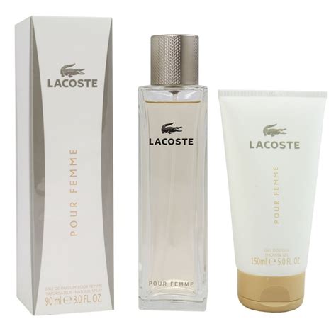 Lacoste Pour Femme 90 ml Eau de Parfum EDP & 150 ml Duschgel Shower Gel ...
