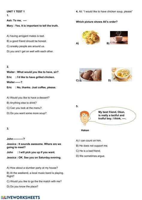 Lgs Unit 1test 1 Worksheet Live Worksheets