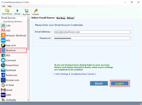 Bluehost Mail Backup Wizard To Backup And Migrate Bluehost Webmail To Pcemail Apps