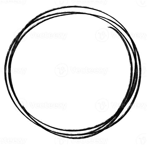 Hand Drawn Circle 18800577 Png