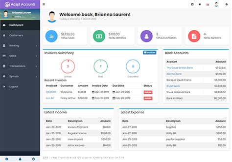 Adapt Accounts Accounting Php Script Inkthemes