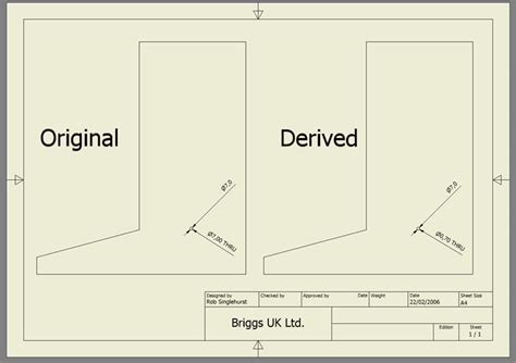 Idw Dimension Problems With Derived Part Autodesk Community