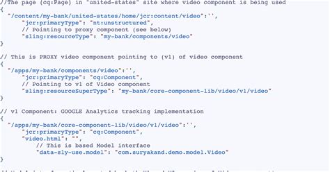 aem proxy component pattern and component versioning