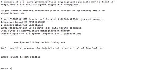 Running Startup Configuration CCNA