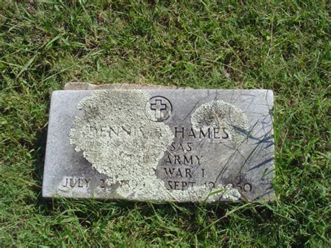 Dennis Hames 1899 1950 Homenaje De Find A Grave