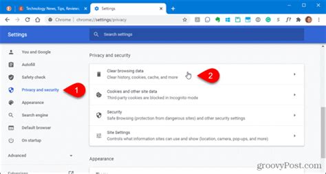 How To Clear Google Chrome Cache Cookies And Browsing History