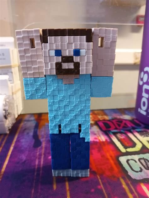 3d Print Minecraft Steve • Made With Ender 3 S1 Pro・cults