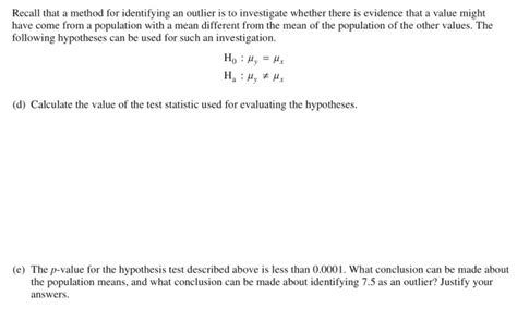 Solved I Need A Solution For This AP Statistics Question Chegg Com