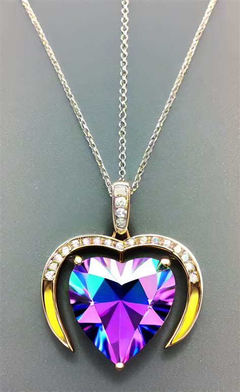Pendant Heart Diamond Rainbow By Xrebelyellx On Deviantart