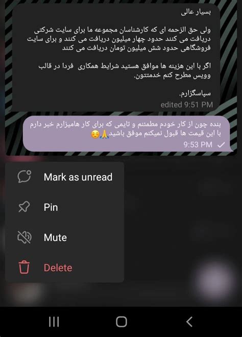 Marzieh Abassi On Linkedin یه بنده خدایی برای سایت وردپرسی بهم پیام داد و ازم قیمت خواست و
