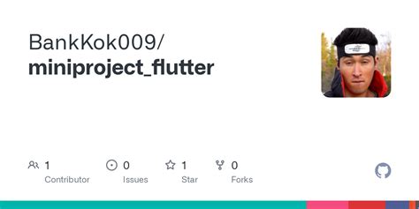 Github Bankkok009miniprojectflutter