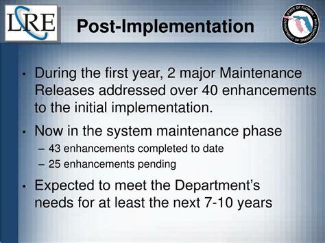 Ppt Overview Of Fdots Long Range Estimating System Powerpoint
