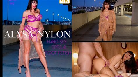 Sex Hard En Bas Nylon Pour Fetischiste ALYSA NYLON Clips Sale Com
