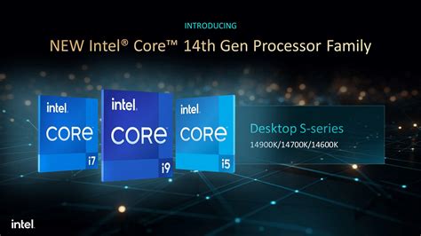 14th Gen Intel Core S Series Desktop Processors Revealed Up To 24 Cores With 6ghz Boost Clock