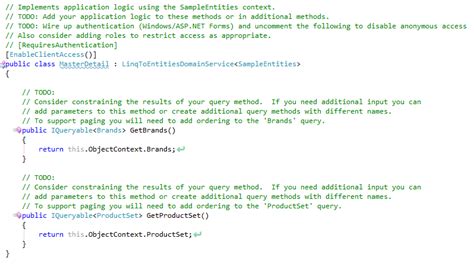 Master Detail With Silverlight Ria Services Locktars Blog