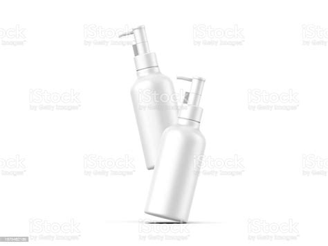 디스펜서 펌프가 있는 화장품 플라스틱 병 젤 로션 크림 샴푸 목욕 거품을 위한 액체 콘테이너 미용 제품 패키지 3d 렌더링 일러스트레이션 0명에 대한 스톡 사진 및 기타
