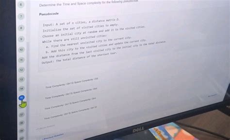 Determine The Time And Space Complexity For The Following Pseudocode