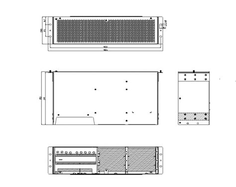 High Reliability 8000W RS232 Module Telecom Rectifier