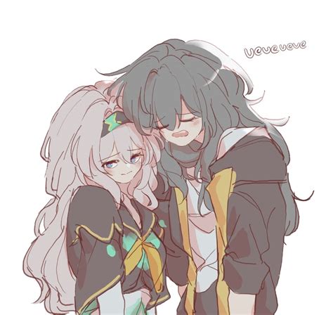 Trailblazer Firefly And Stelle Honkai And More Drawn By Selayiss Danbooru