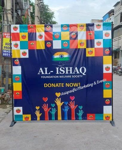 Black Event Promotional Folding Backdrop For Outdoor At ₹ 2199 Piece
