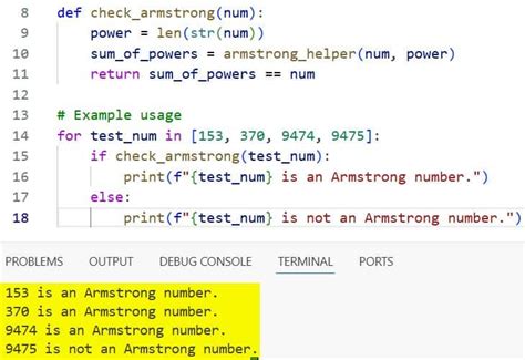 Find An Armstrong Number Using Recursion In Python