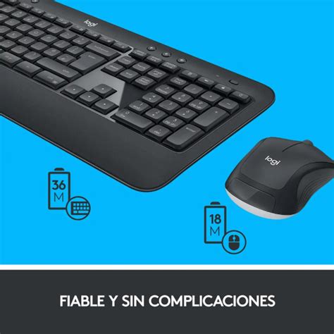 Logitech MK Advanced Keyboard And Mouse Set Wireless OTC LK