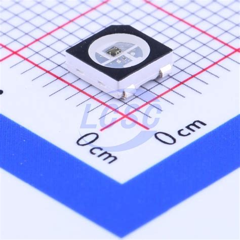 Ws2812b Bw Worldsemi Optoelectronics Smd5050 Rgb Ledsbuilt In Ic