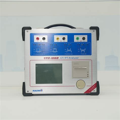 Secondary Injection Voltage Current Transformer Ct Ratio Tester