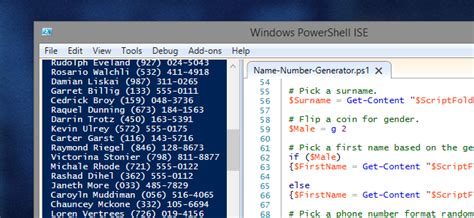 How To Generate Random Names And Phone Numbers With Powershell