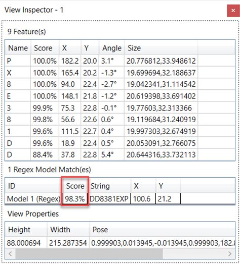Blue Read Tool Regex Model