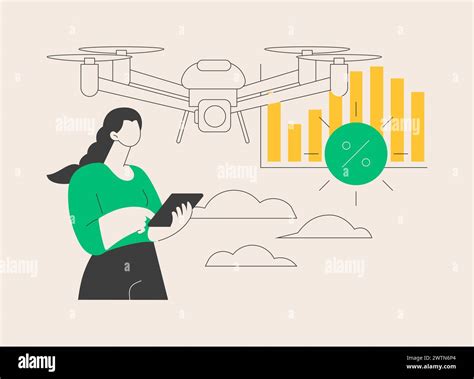 Meteorology Drones Abstract Concept Vector Illustration Stock Vector